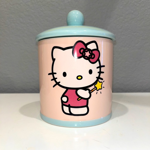 Sanrio | Storage & Organization | Hello Kitty Ceramic Canister With Lid ...